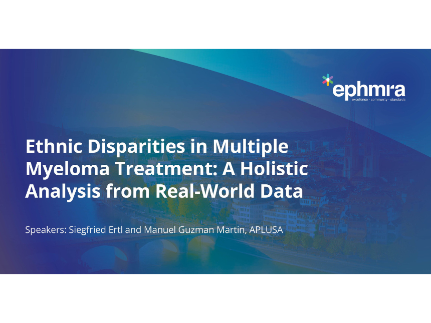 Our final paper to be announced for the 2024 EPHMRA Basel Chapter | EPHMRA